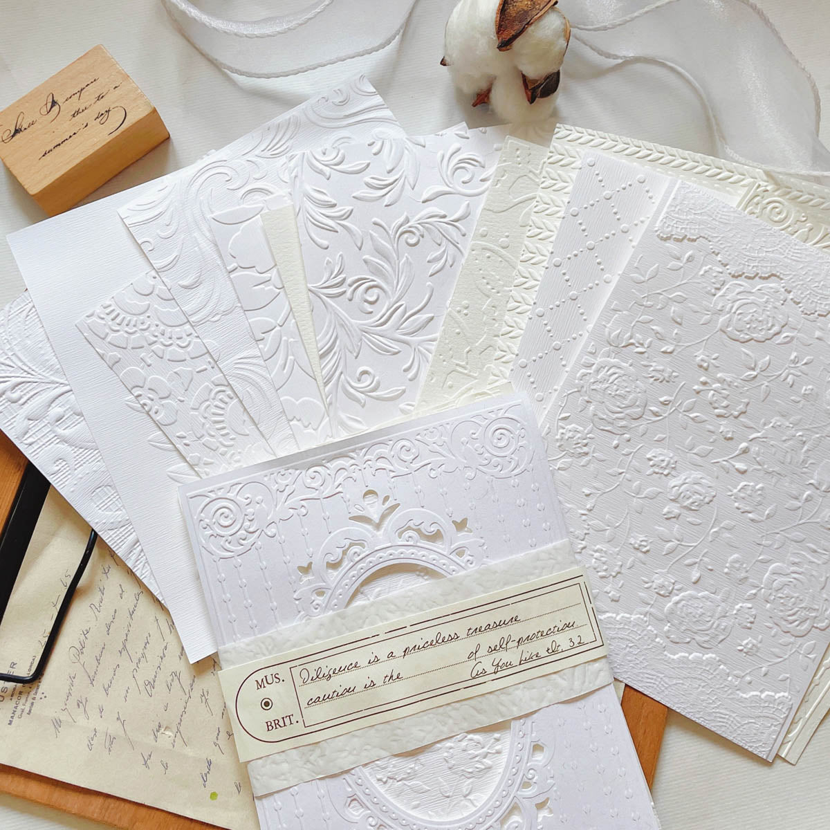 Tanbo Embossed Specialty Paper - Taperlogy