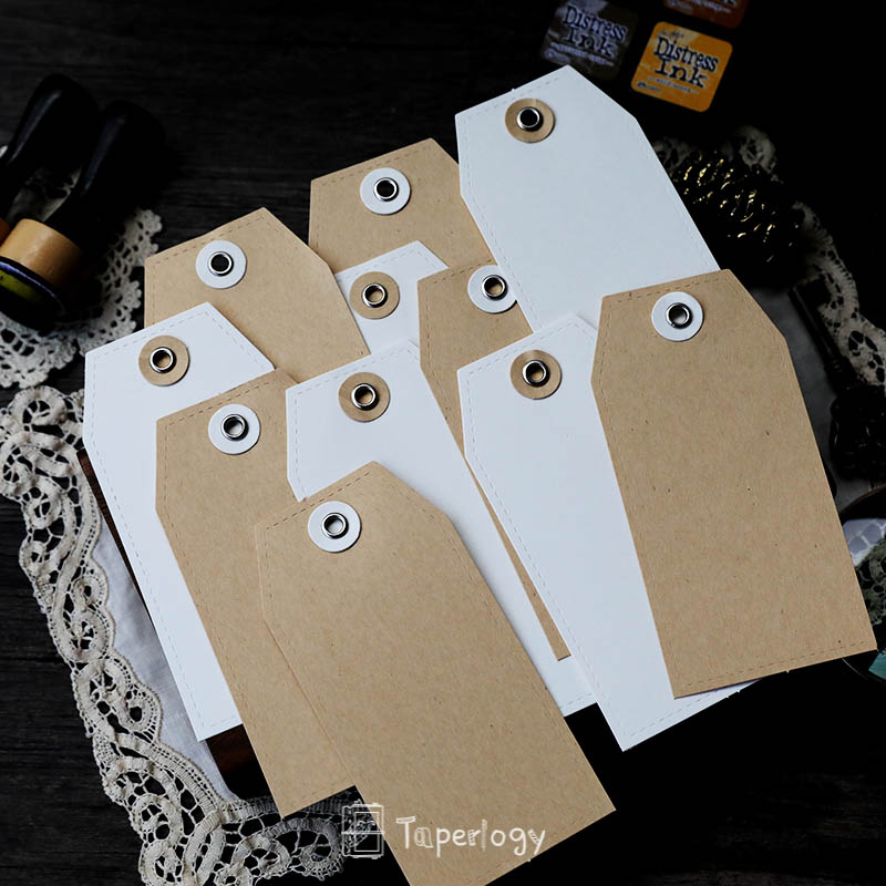 Yozi Eyelet Card Tags - Taperlogy