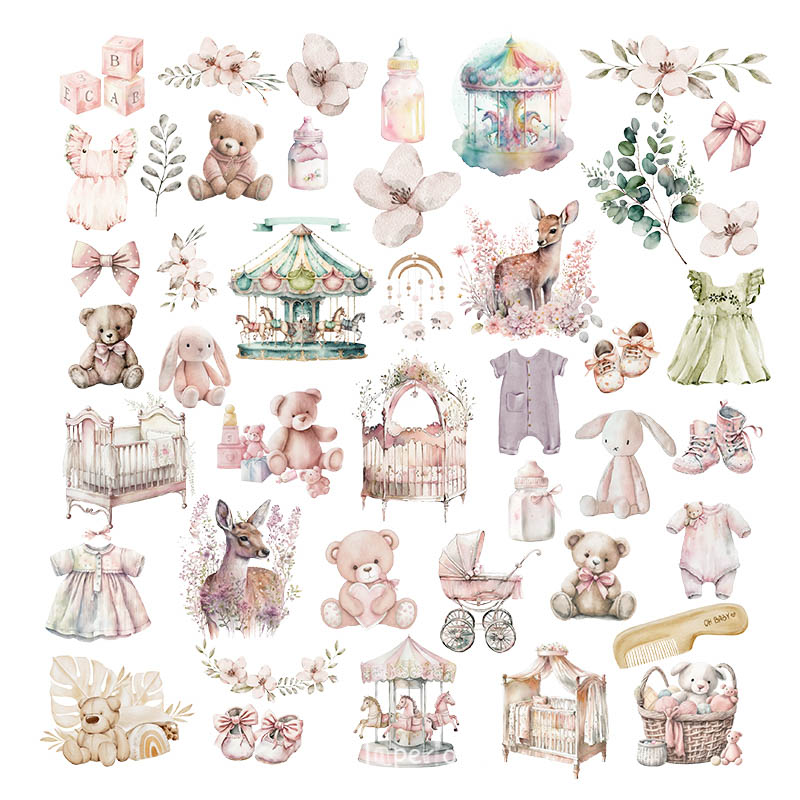 Babo Rugrat Vellum Stickers - Taperlogy