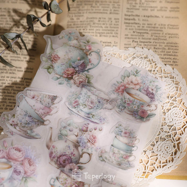 Wulo Afternoon Tea Vellum Stickers - Taperlogy