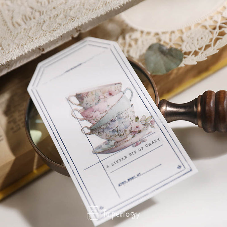 Wulo Afternoon Tea Vellum Stickers - Taperlogy