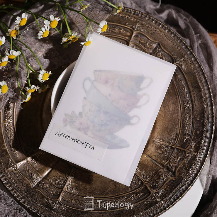 Wulo Afternoon Tea Vellum Stickers - Taperlogy