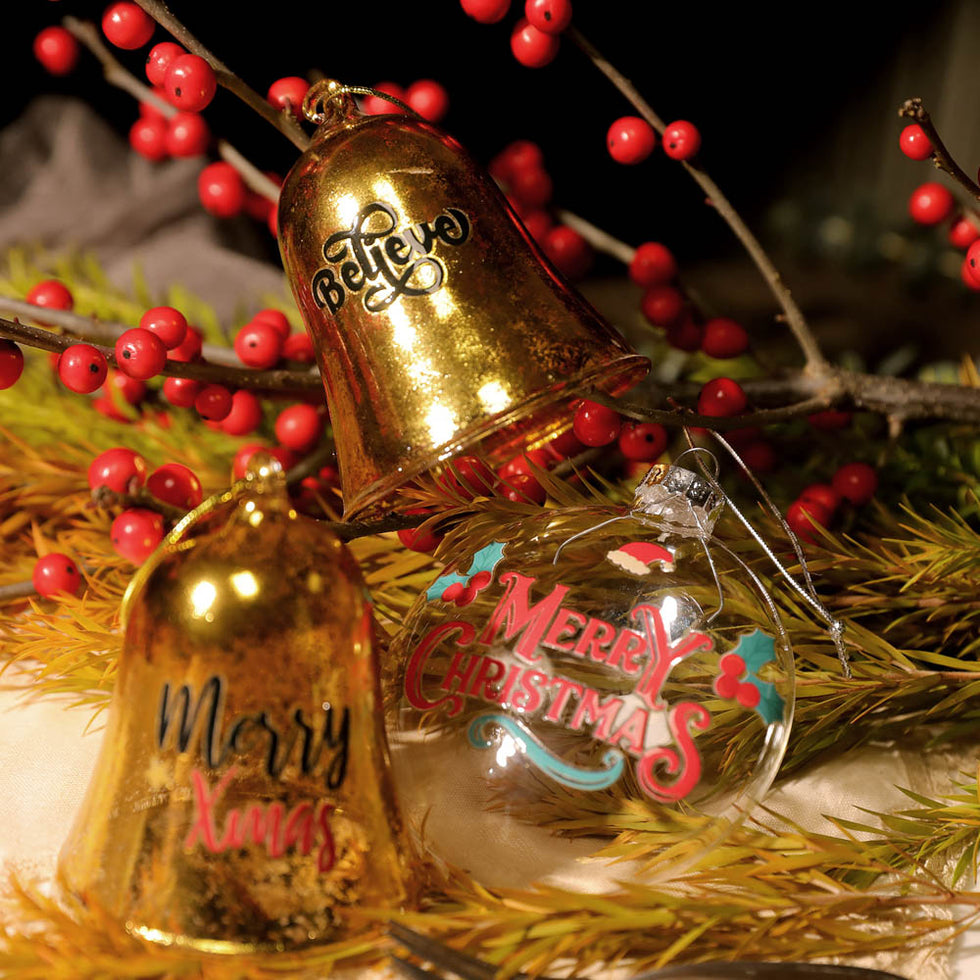 Dano Christmas Wishes Crystal Rub-on Stickers - Taperlogy