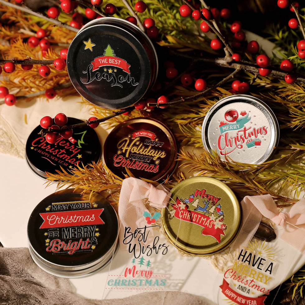 Dano Christmas Wishes Crystal Rub-on Stickers - Taperlogy