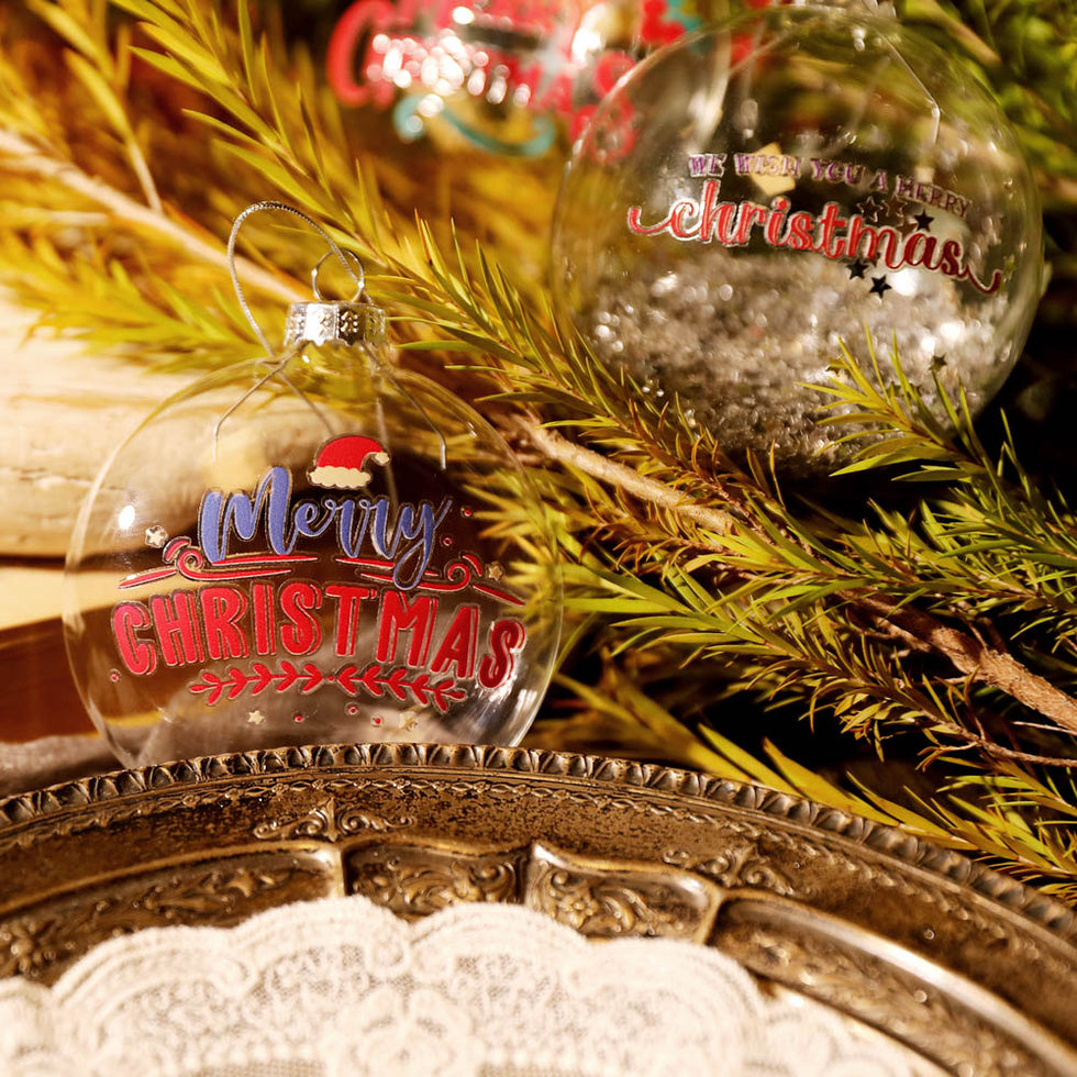 Dano Christmas Wishes Crystal Rub-on Stickers - Taperlogy