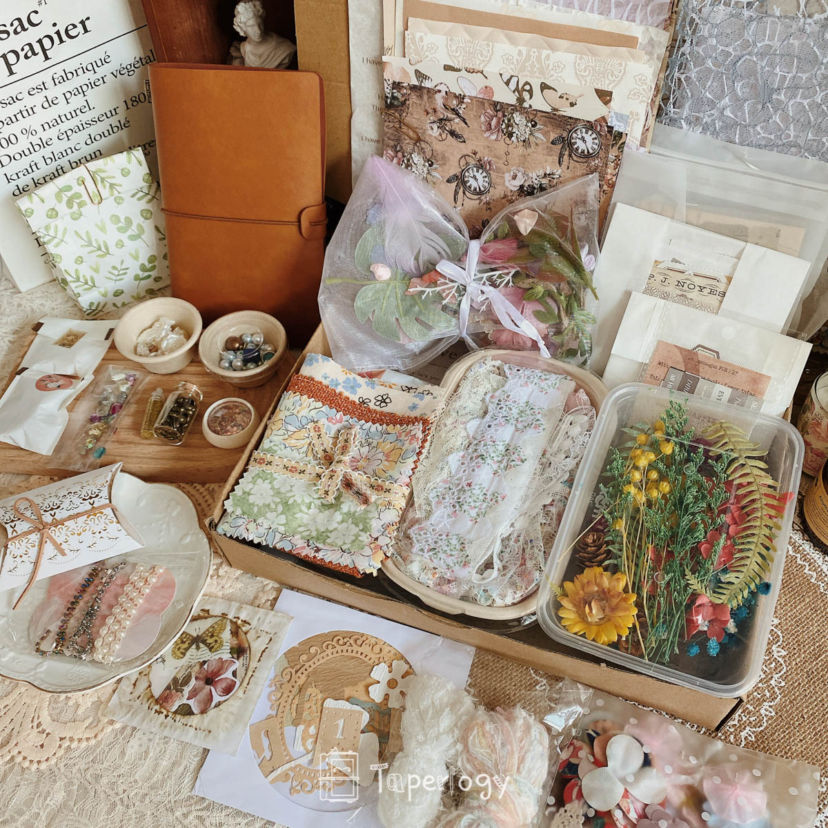 The Vintage Garden Crafting Box Box - Taperlogy