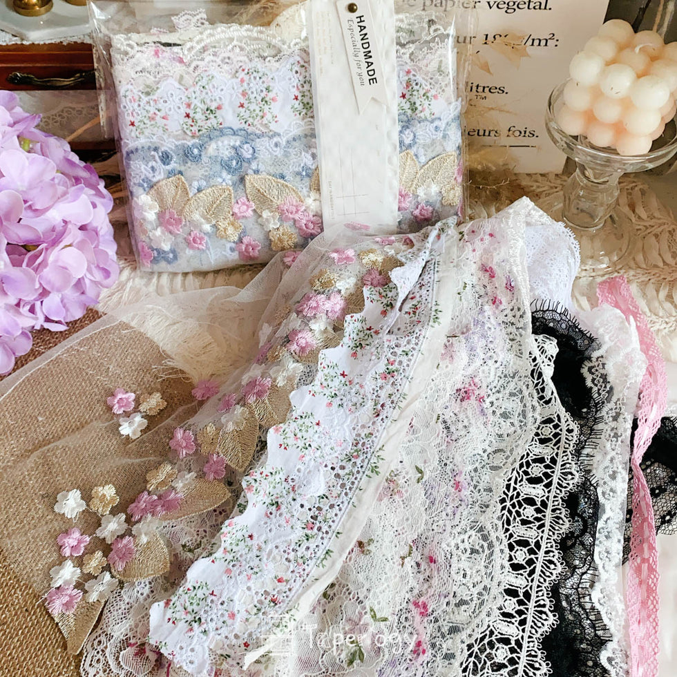 Jogo Premium Wide Floral Lace Pack - Taperlogy