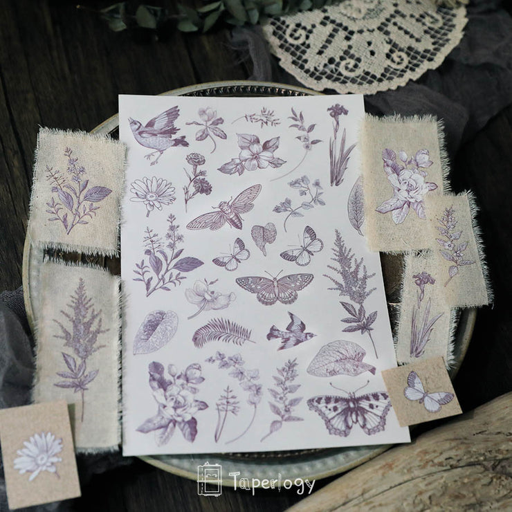 Joli Floral Upsized Rub-on Stickers | Transfer Sticker - Taperlogy