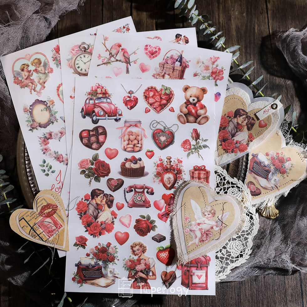 Roli Romance Rub-on Stickers | Transfer Sticker - Taperlogy