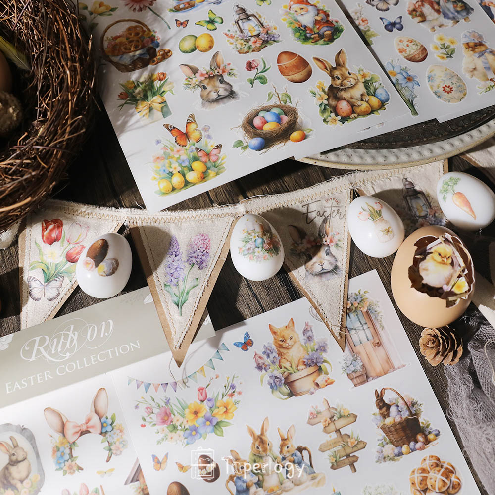 Noli Easter Rub-on Stickers | Transfer Sticker - Taperlogy