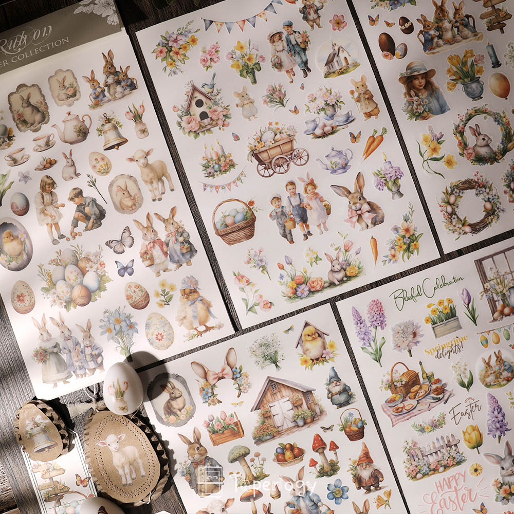 Noli Easter Rub-on Stickers | Transfer Sticker - Taperlogy