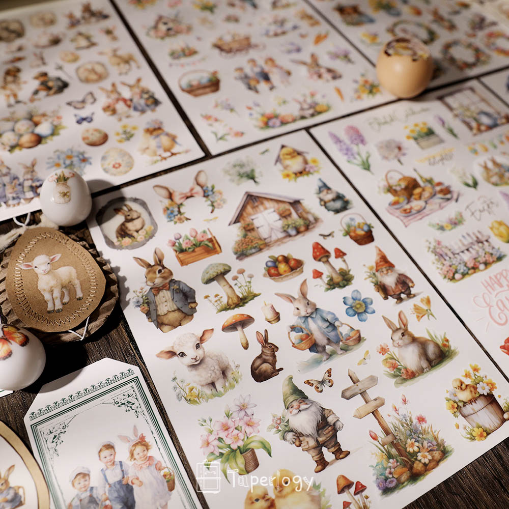 Noli Easter Rub-on Stickers | Transfer Sticker - Taperlogy