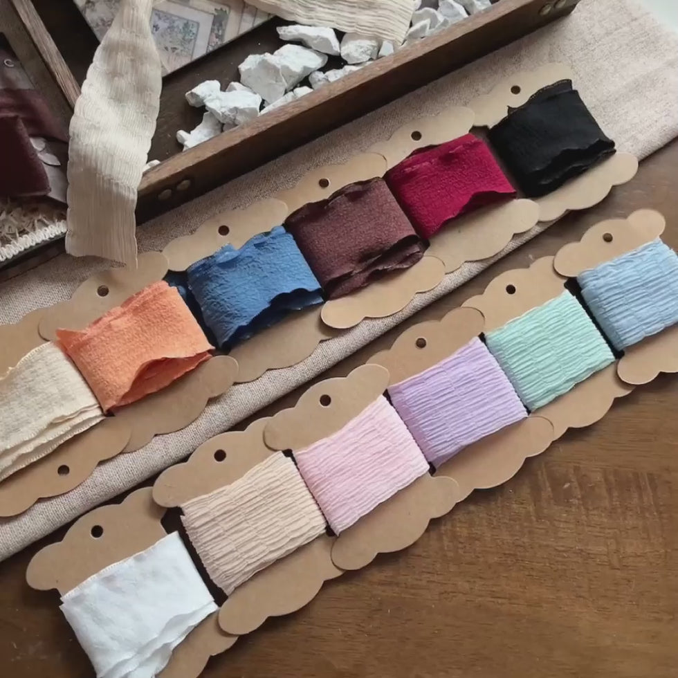 Zoze Textured Fabric Ribbon Pack - Taperlogy