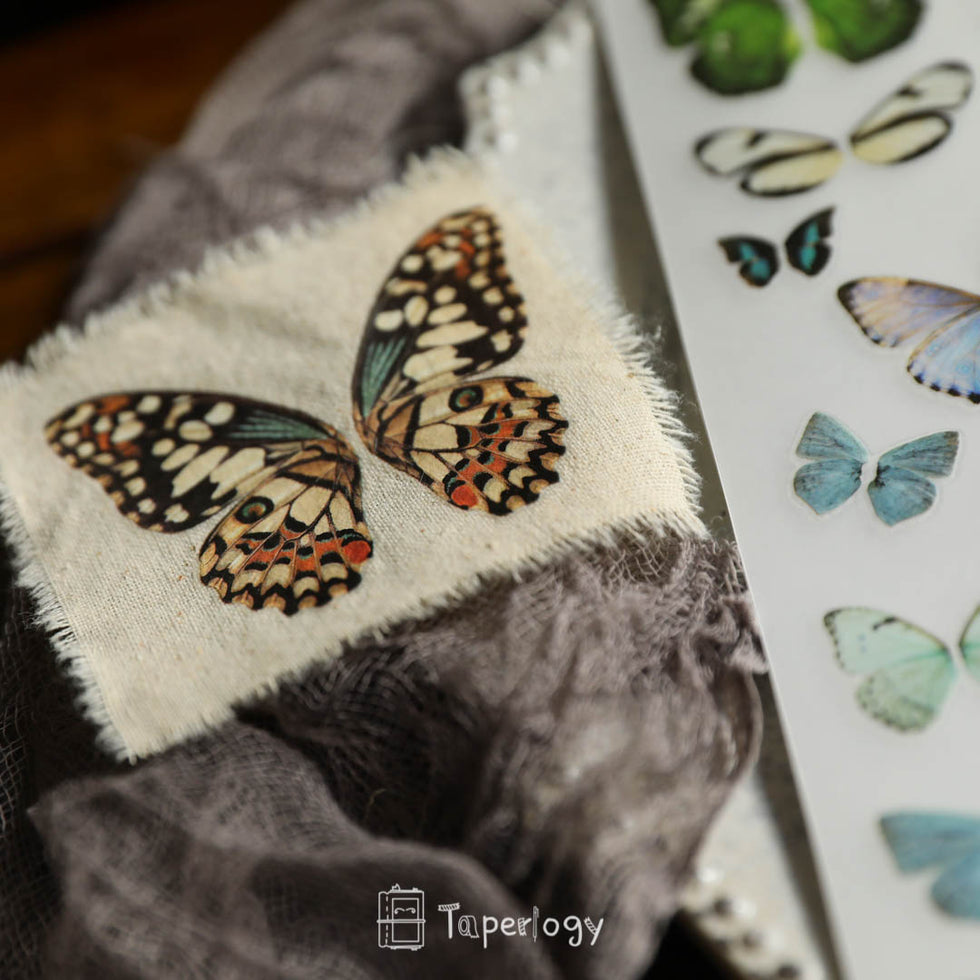 Boli Butterflies Rub-on Sticker | Transfer Sticker - Taperlogy