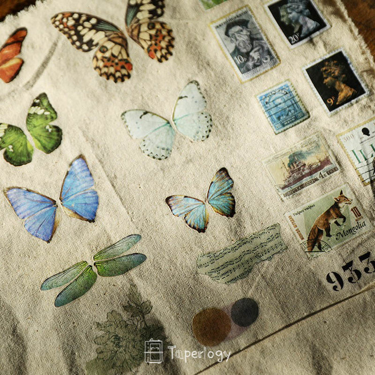 Boli Butterflies Rub-on Sticker | Transfer Sticker - Taperlogy