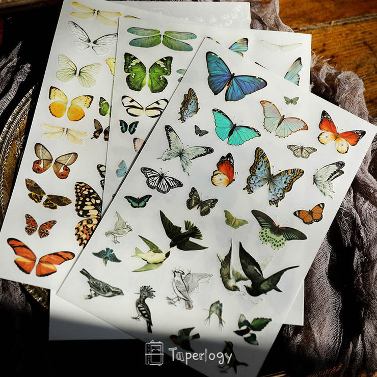 Boli Butterflies Rub-on Sticker | Transfer Sticker - Taperlogy